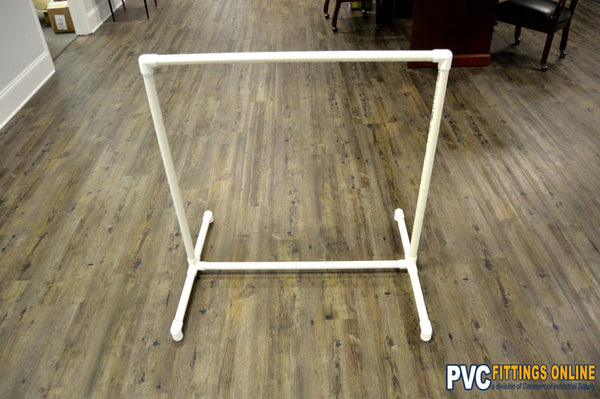 DIY PVC Clothes Rack - Easy DIY with PVC Pipe and Fittings – PVC ...