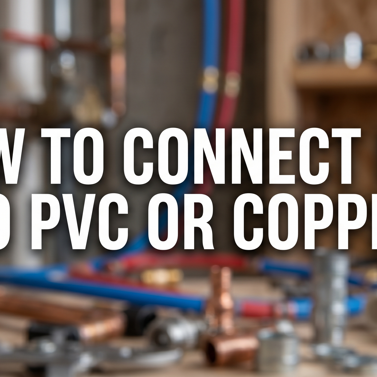 How to Connect PEX to PVC or Copper | PVC Fittings Online