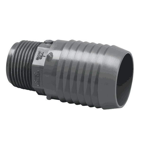 1" x 1-1/2" PVC Reducing Male Adapter Reducing MIPT x Insert 1436-133 ...