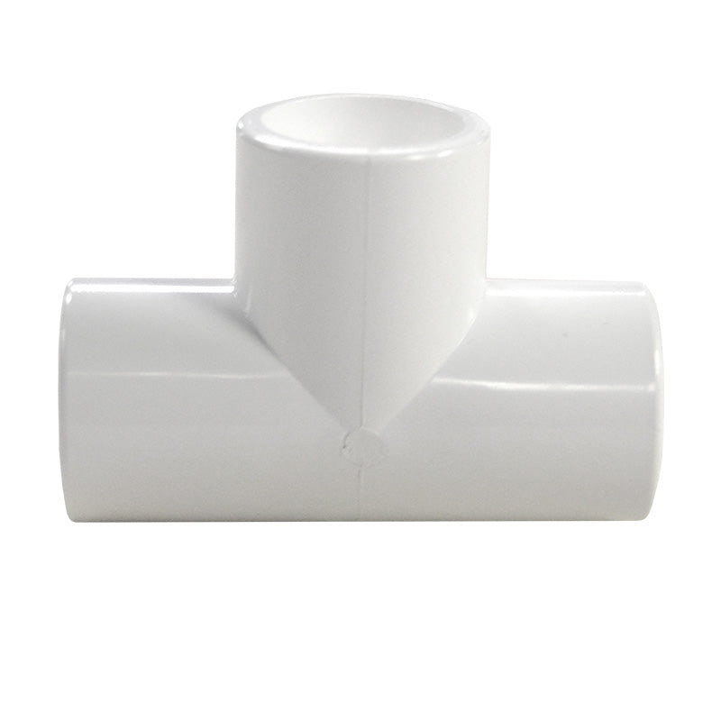 1/2" PVC Furniture Grade Tee | Discounted and On Sale – PVC Fittings Online