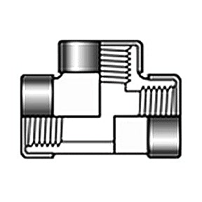 1" Sch 80 PVC SR Tee - SR Fipt 805-010SR – PVC Fittings Online