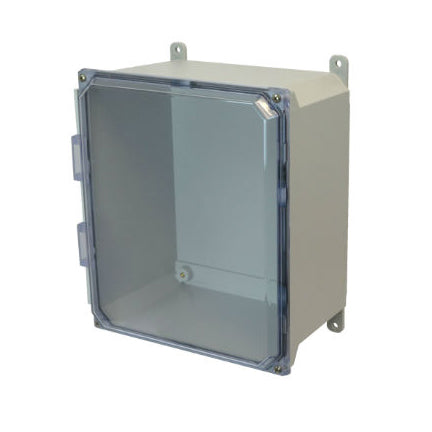 14x12x6 NEMA 4X Fiberglass Enclosure (AMU1426CC) | Buy Online – PVC ...