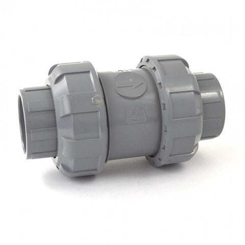 2" PVC Ball Check Valve (FP-TUBC-V-ST-020) ANSI & NPT Ends - Viton ...