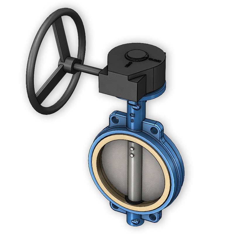 Get a 10" Titan Gear Operated Butterfly Valve (Nickel-Plated Disc ...