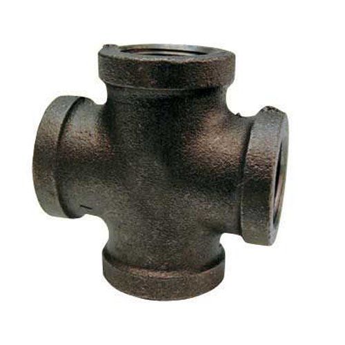 Buy a 1" Black Malleable Iron Cross (35626) – PVC Fittings Online