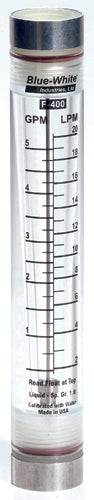 F-40375LN-8 Blue White Flow Meter – PVC Fittings Online