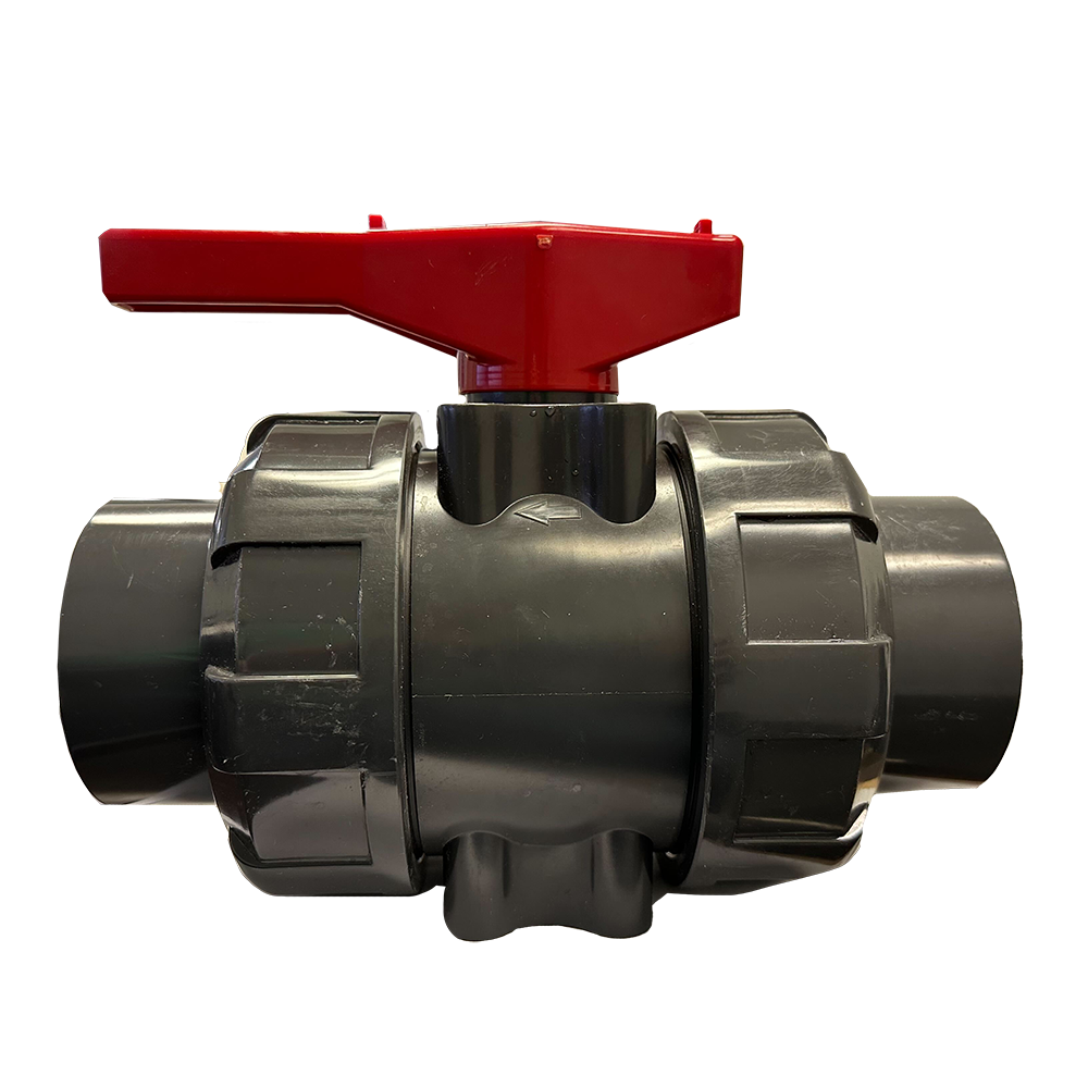 3" Flui-PRO [PRO SERIES] PVC True Union Ball Valve – SOC/NPT - Viton ...