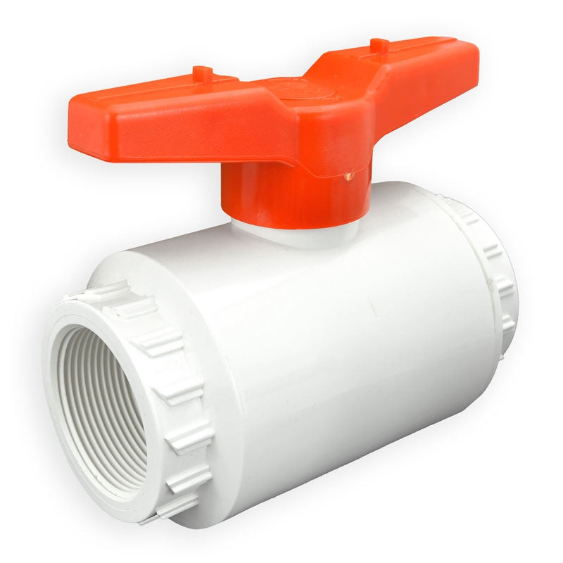 Buy this 2-1/2" Flui-PRO White PVC Compact Ball Valve - Threaded – PVC ...