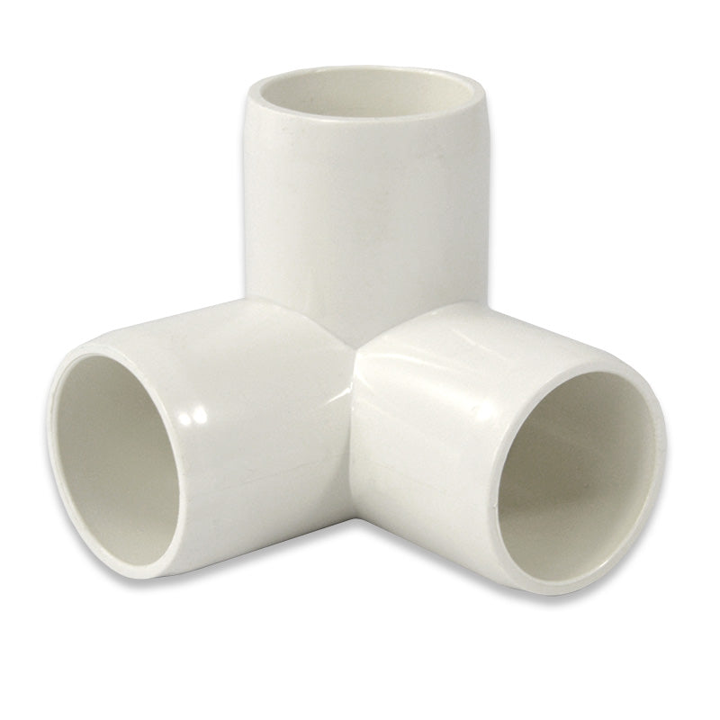 1" 3-Way PVC Furniture Fitting - Side Elbow – PVC Fittings Online