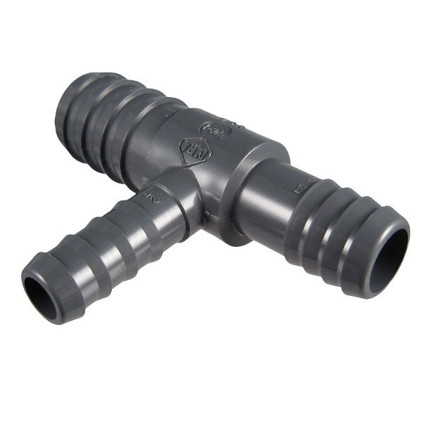 1401-210 PVC Reducing Barbed Insert Tee 1-1/2" x 1-1/2" x 3/4" – PVC ...