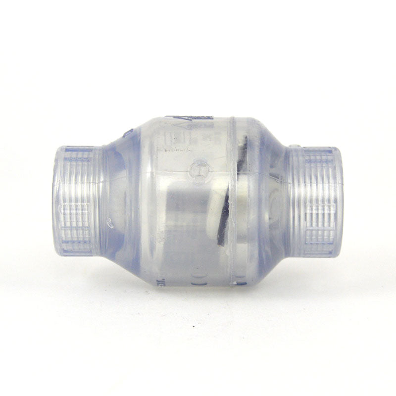 3/4" Clear PVC Swing Check Valve - Threaded (S1520C-07F) – PVC Fittings ...